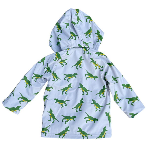 Korango T-Rex Terry Towelling Lined Raincoat - Microchip Grey ...