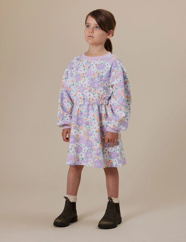 Goldie and Ace Flora Leah Long Sleeve Dress - Canterbury Kids
