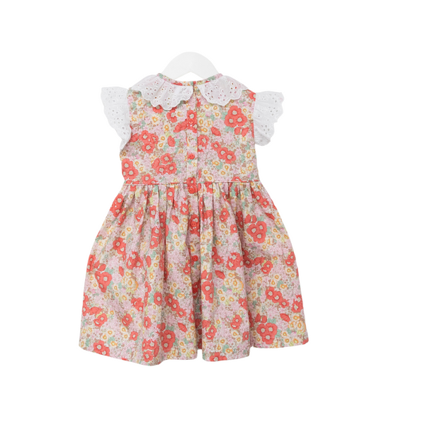 Smox Rox Poppy Dress - Coral Poppies - Canterbury Kids