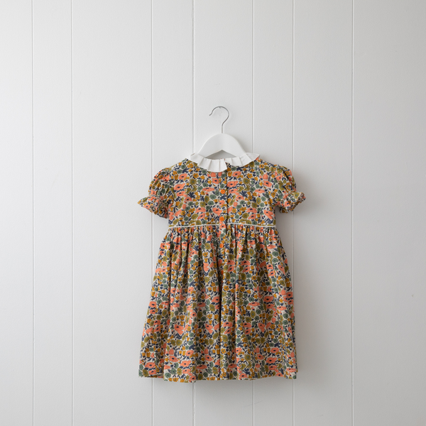 Smox Rox Hazel Dress - Olive and Slate Florals - Canterbury Kids
